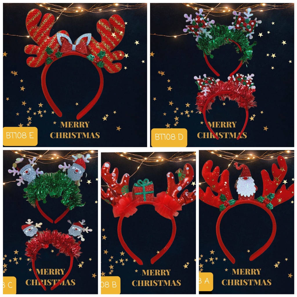 Jual Aneka Macam Bando Natal Bando Christmas | Shopee Indonesia