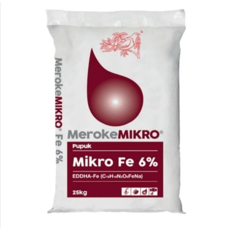 Jual Pupuk Meroke Fe Eddha 6 % Kemasan Asli Pabrik 500 Gram | Shopee ...