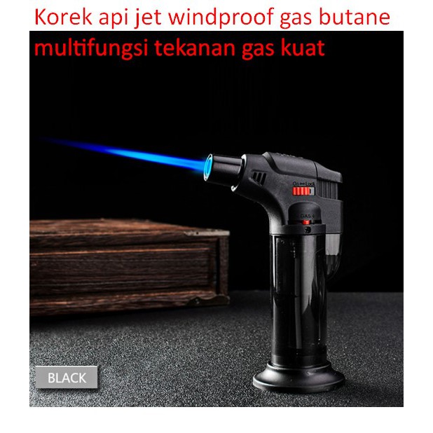 Jual Korek api jet windproof gas butane multifungsi tekanan gas kuat ...