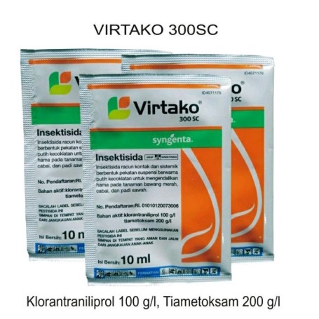 Jual Insektisida Virtaco 10ml Pestisida Virtako 300 SC Sygenta | Shopee ...