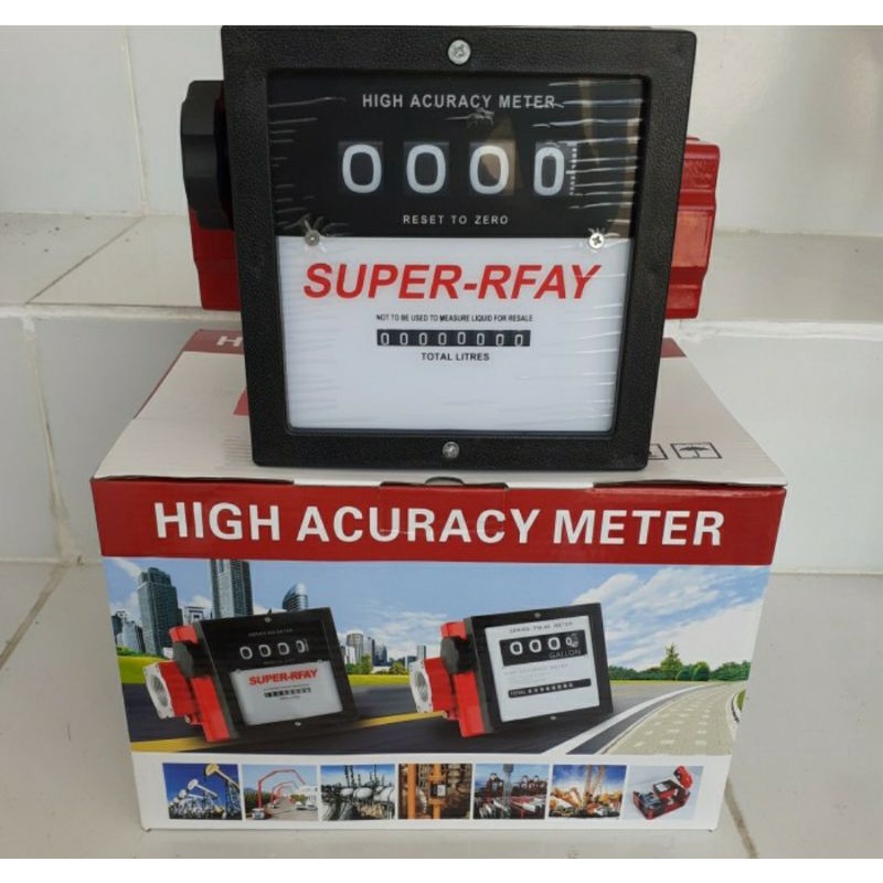 Jual FLOW METER MINYAK SOLAR 4 DIGIT SUPER R-FAY UKURAN 1" INCHI ...