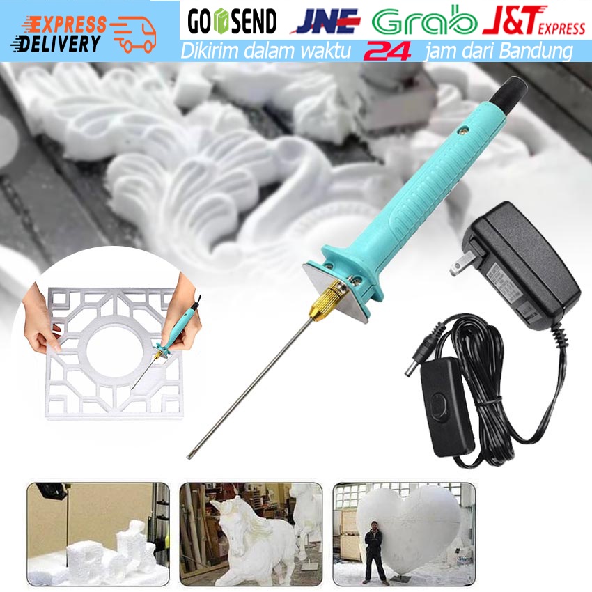 Jual 15CM Cutter Pemotong Gabus styrofoam+Adaptor Ukir craft Foam ...