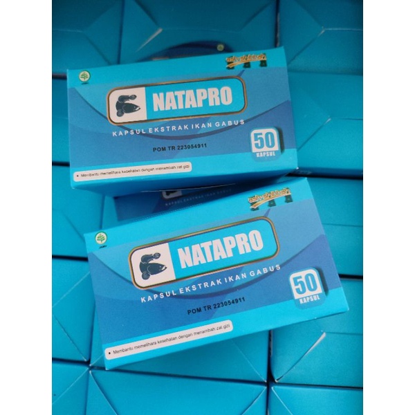 Jual NATAPRO - Kapsul Ekstrak Ikan Gabus Ash-shihhah Sudah POM Nata pro ...