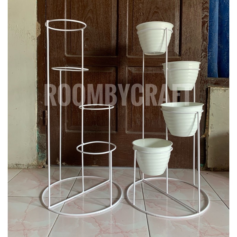 Jual KERANGKA BESI STAND 4in1 T70cm D15cm TANPA POT | Shopee Indonesia