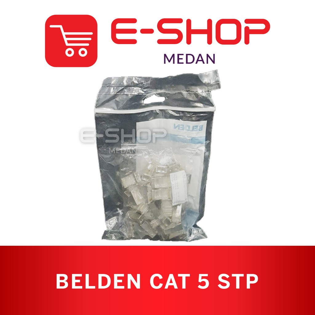 Jual BELDEN RJ45 Connector Cat5 / Cat.5e STP Metal ( AP700003 ...
