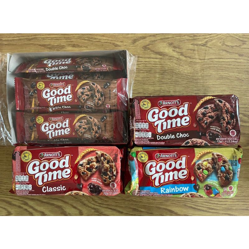 Jual Good Time Cookies / Biskuit Double Choco / Rainbow / Classic ...