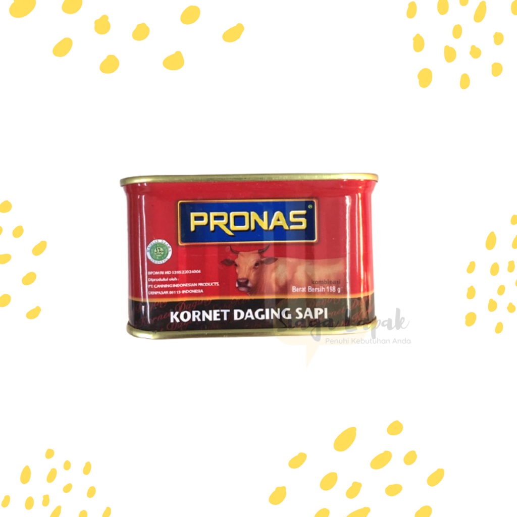 Jual Pronas Kornet Daging Sapi 198gr (Corned Beef) | Shopee Indonesia