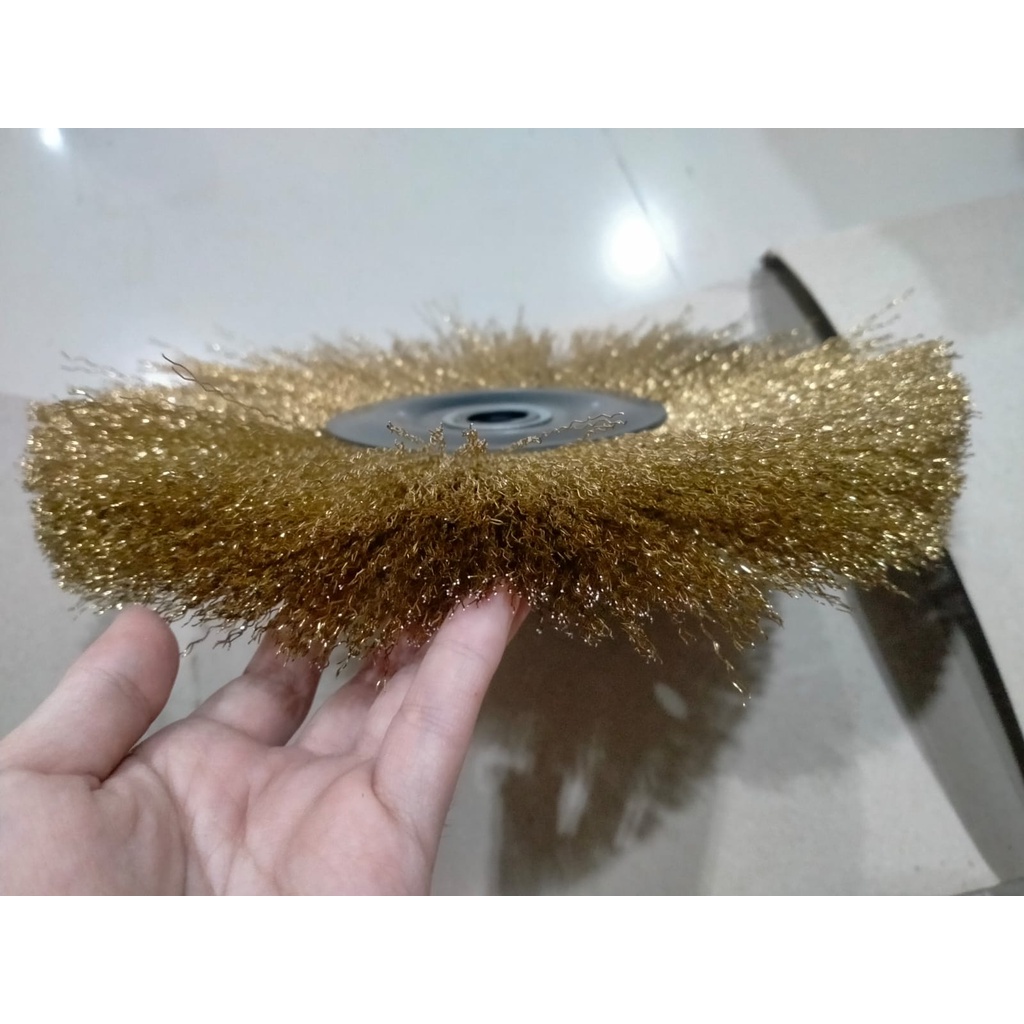 Jual Sikat Kawat Bulat 10" / Steel Wire Wheel Brush 10 inch KINIK WW ...