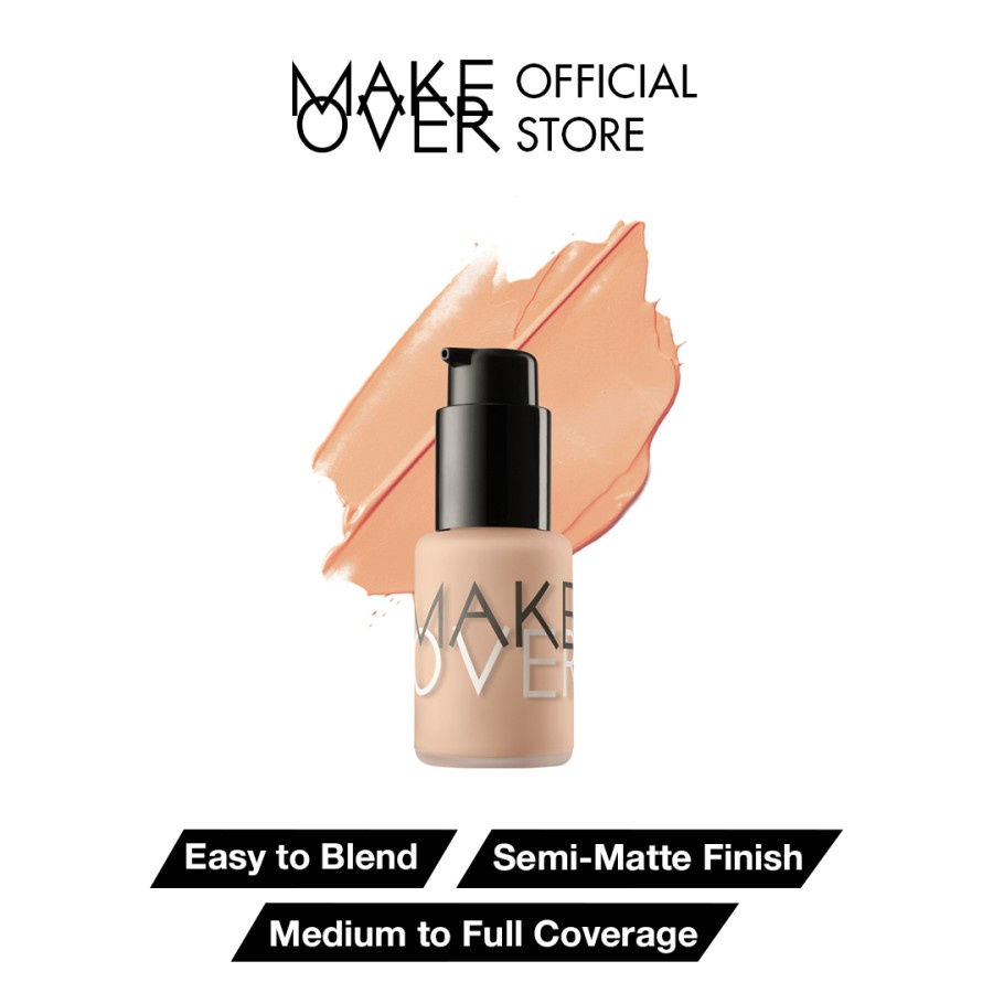 Jual MAKE OVER Ultra Cover Liquid Matt Foundation 33 ml | Shopee Indonesia