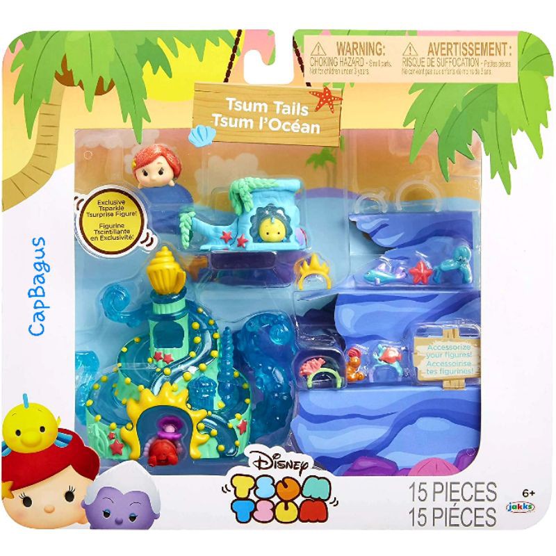 Jual Disney Tsum Tsum Ariel Little Mermaid Tail Ocean Figure Figur ...