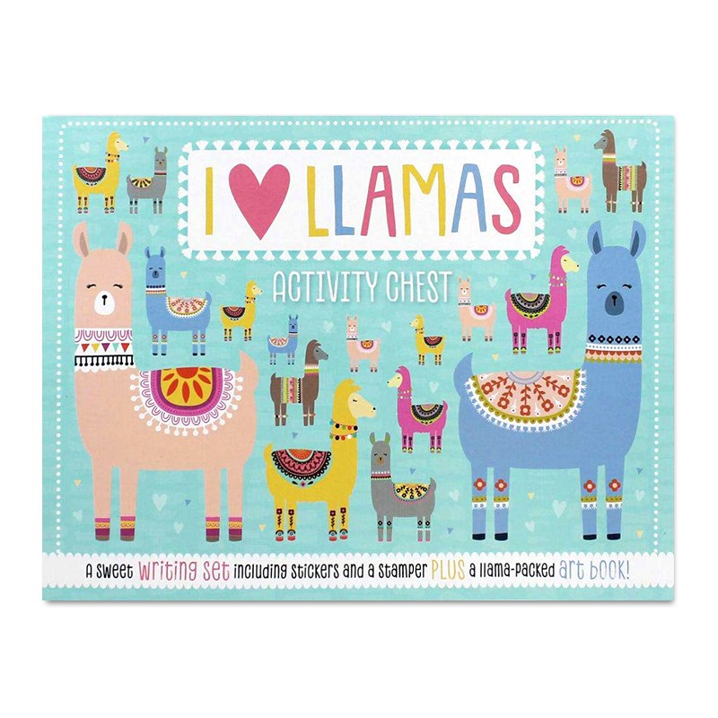 Jual I Love Llamas Activity Chest Box | Shopee Indonesia