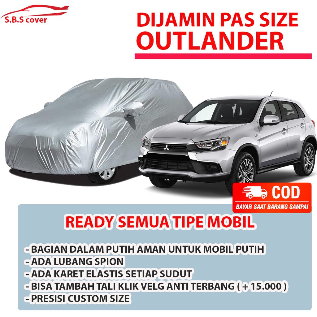 Jual Body Cover Mobil outlander Sarung Mobil outlander/outlander sport ...