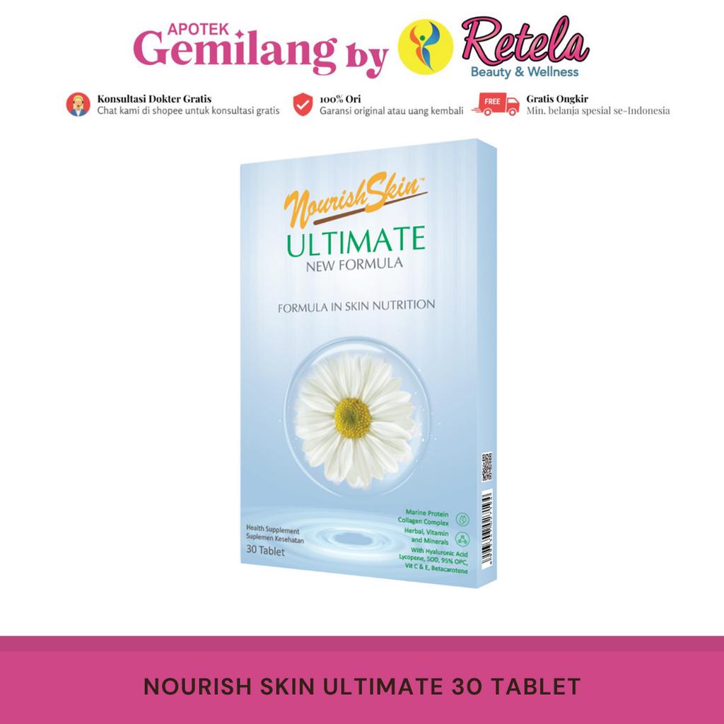 Jual Nourish Skin Ultimate New Formula 30 Tablet | Shopee Indonesia