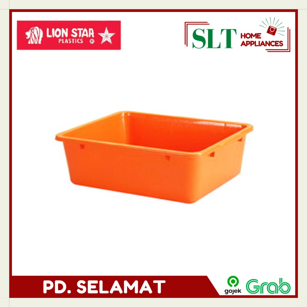 Jual BY GOJEK Baskom Persegi Lion Star BASKOM PLASTIK LION STAR NO 4 ...