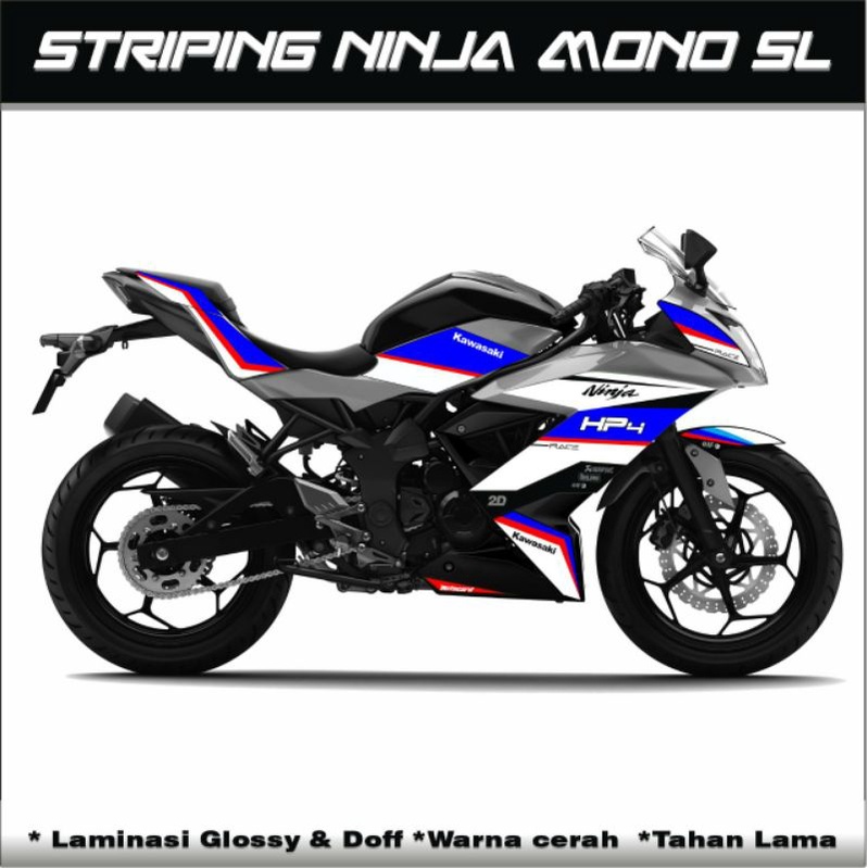 Jual Stiker Striping motor Variasi Ninja Mono SL / Striping Ninja Mono ...