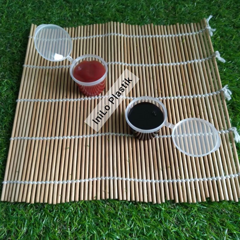 Jual 50pcs Tempat Saos Plastik 25ml / Cup Saos Sambal / Saos Container ...