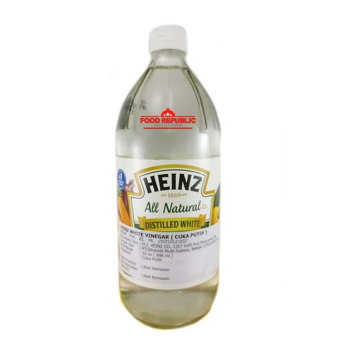 Jual CUKA PUTIH DISTILLED WHITE VINEGAR HEINZ 473 ML | Shopee Indonesia