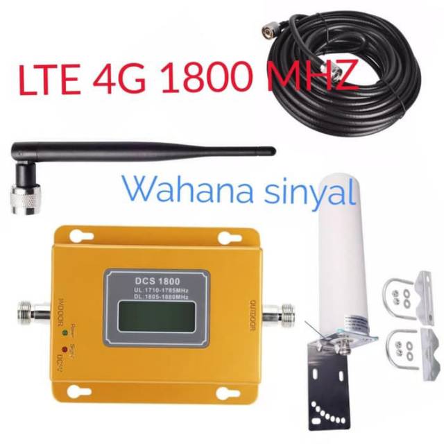 Jual Repeater penguat sinyal hp GSM LTE DCS 4G 1800 mhz | Shopee Indonesia