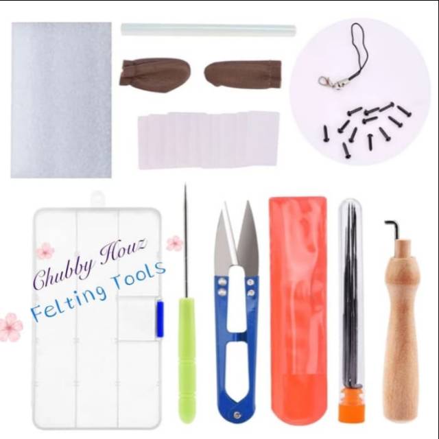 Jual Felting Tools Set - Jarum Alat Wool Felt - Wol Felting Kerajinan ...