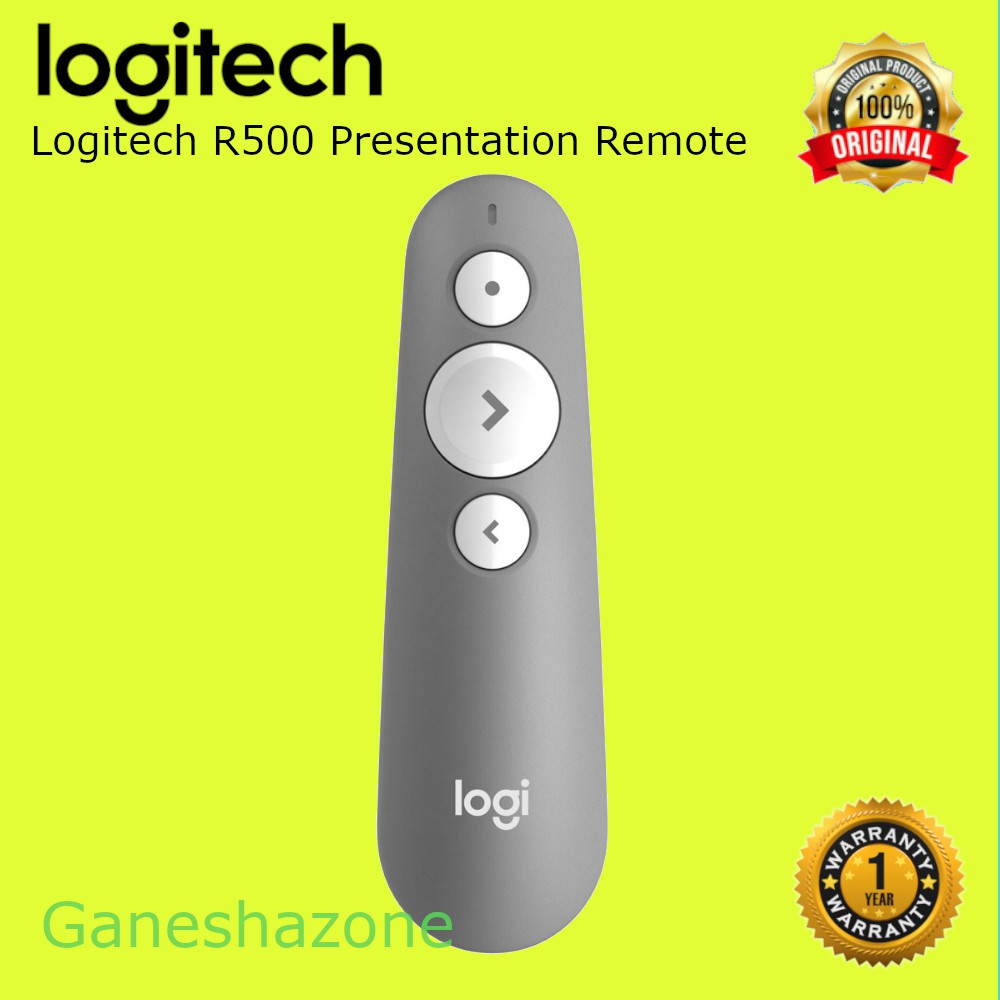 Jual LOGITECH R500 LASER PRESENTATION REMOTE BLACK | Shopee Indonesia
