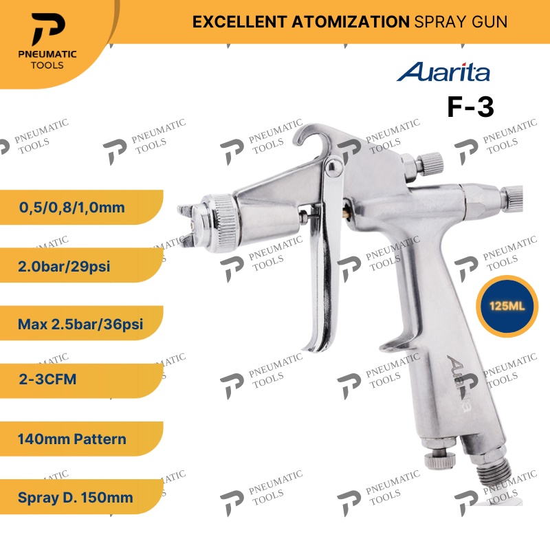 Jual Spray Gun AUARITA F3 ORIGINAL - Excellent Atomization Spray Gun F ...