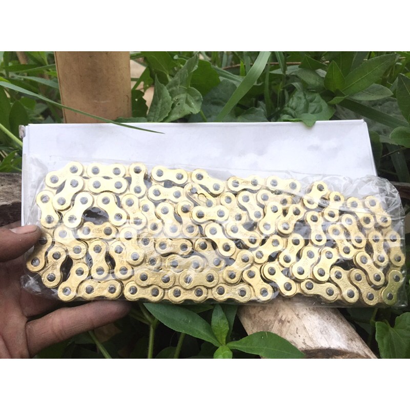 Jual Rantai Rante GOLD Lokal ukuran 415 - 130 bahan walaupun lokal tapi awet dan tidak molor ...