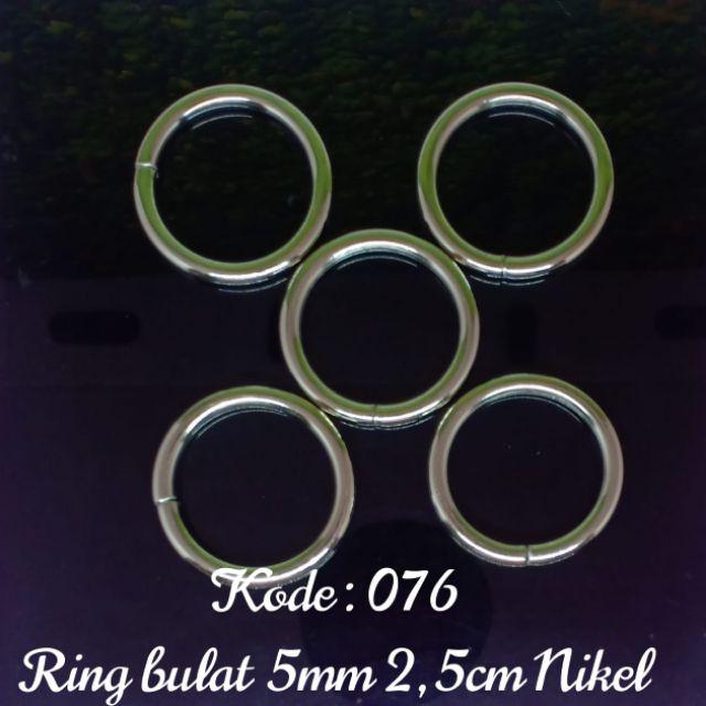 Jual Ring bulat besi ( harga satuan ) Ukuran 2cm s/d 8cm warna emas dan nikel | Shopee Indonesia