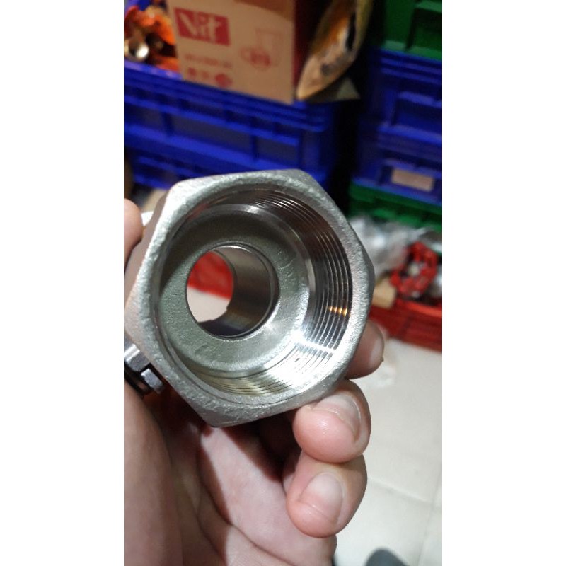 Jual ball valve kitz ss 3/8" | Shopee Indonesia
