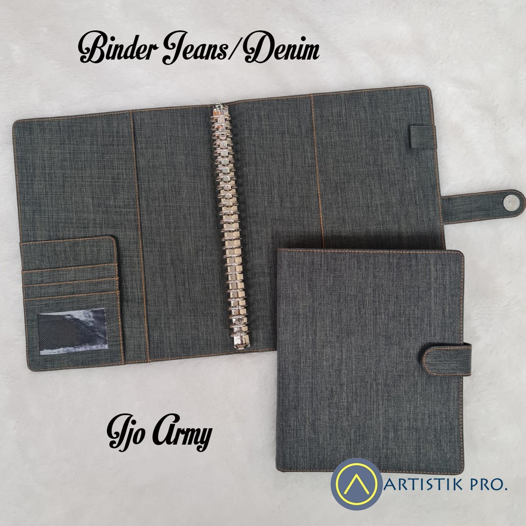 Jual BINDER JEANS/DENIM 7 PILIHAN WARNA, A5 & B5 | Shopee Indonesia