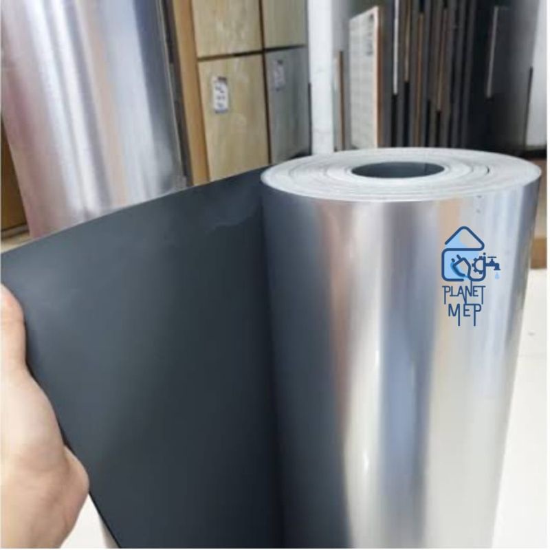 Jual ALUMPLAS Karpet Talang Aluminium Tinggi 55cm / 1 Roll 50 meter ...