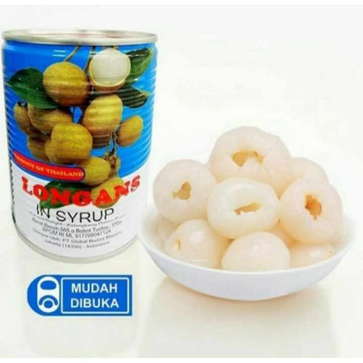 Jual Longan Kaleng / Longans in syrup 565 gr (Kartonan isi 12 kaleng ...