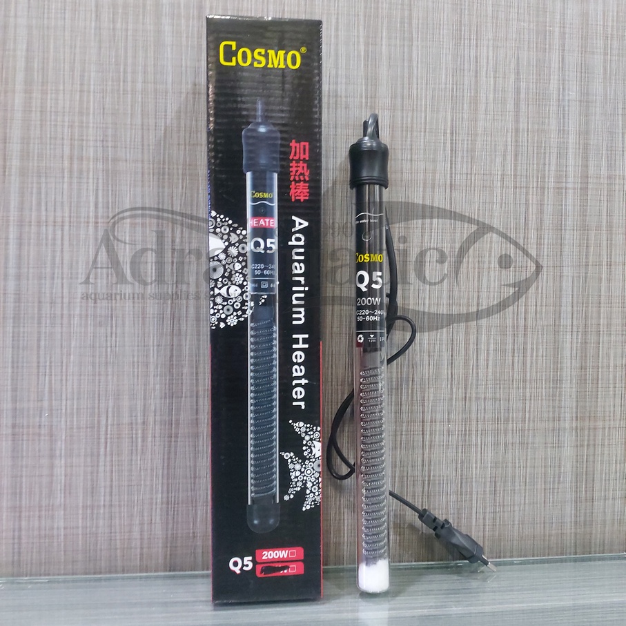 Jual COSMO HEATER 200W Q5 ALAT PEMANAS PENGHANGAT AIR AQUARIUM | Shopee ...
