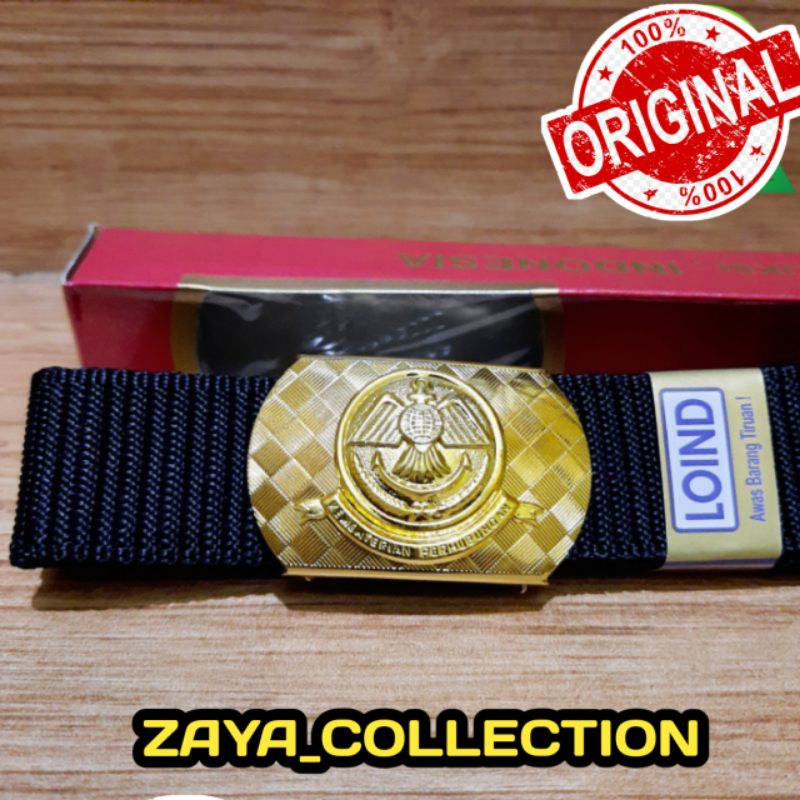 Jual Sabuk loind DISHUB/KEMENTRIAN PERHUBUNGAN motif Original | ikat pinggang dishub/kemengrian ...