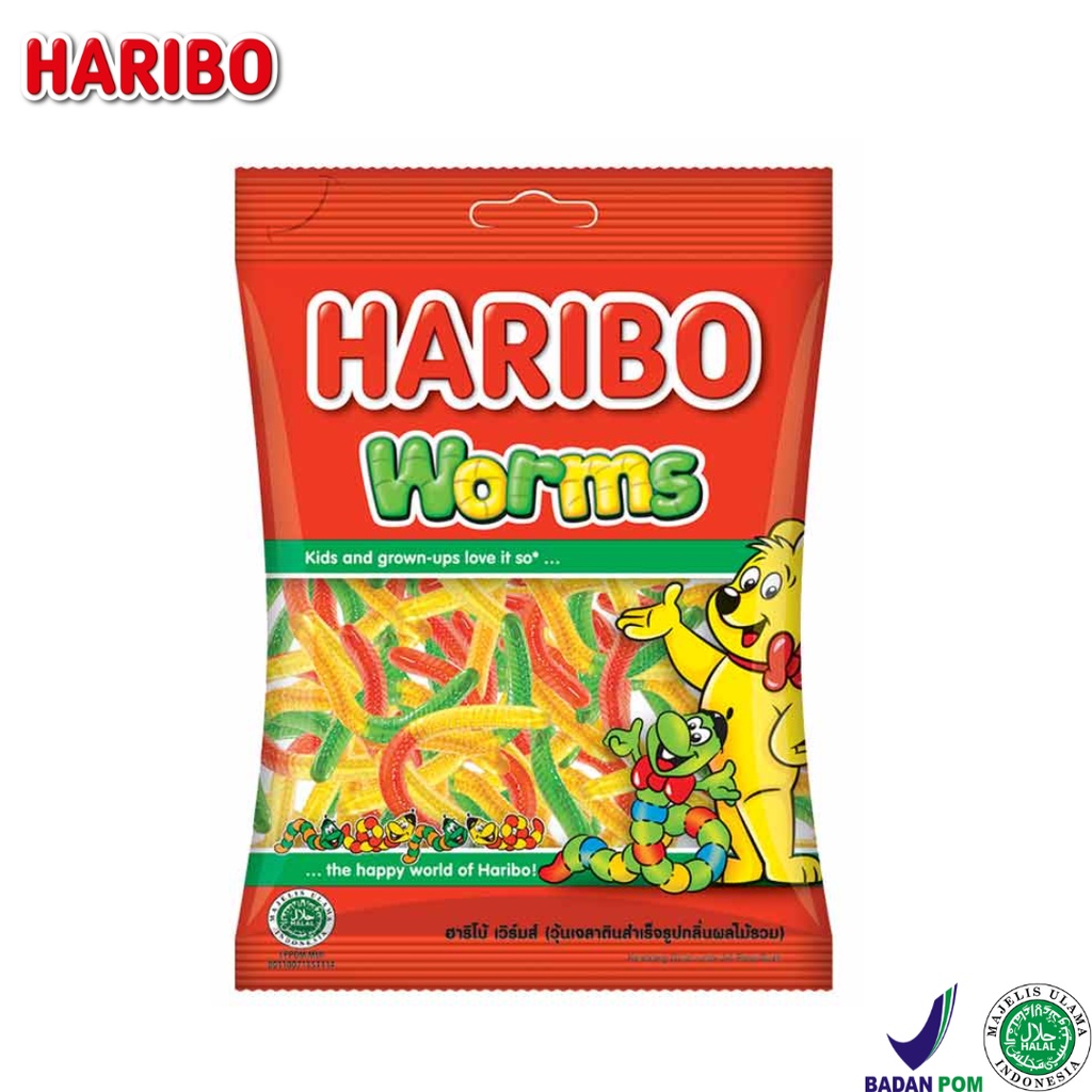 Jual Haribo Permen Jelly Aneka Rasa Buah Kemasan Kecil 80gr | Shopee ...