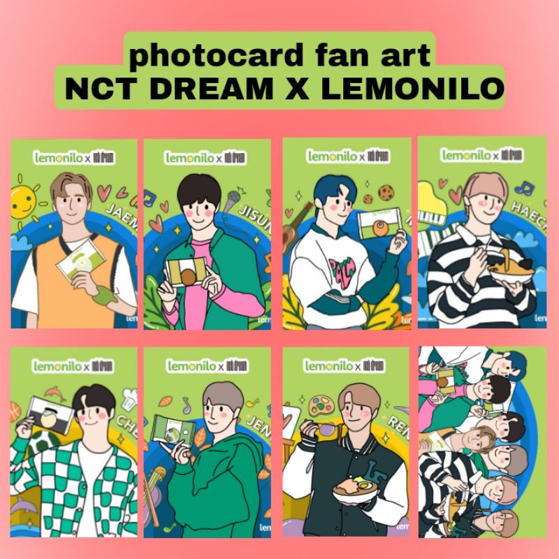 Jual NCT DREAM X LEMONILO FAN ART PHOTOCARD | Shopee Indonesia