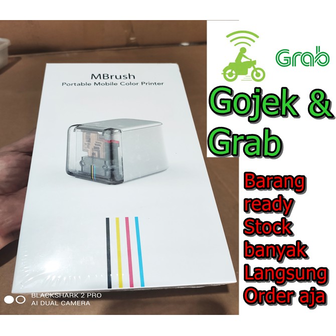 Jual Mbrush Mini Printer Portable Bluetooth Inkjet Vs Princube Thermal ...