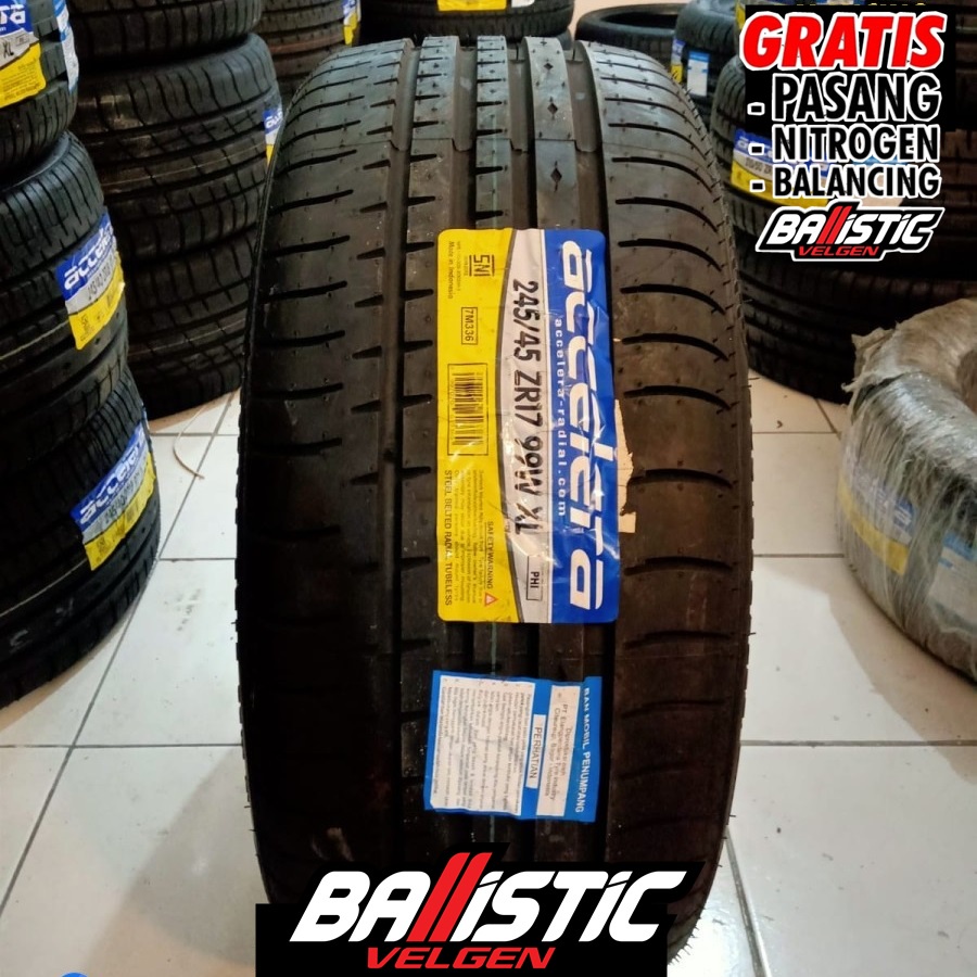 Jual Ban mobil Tubeless 245/45 R17 ACCELERA PHI 245 45 Ring 17 | Shopee ...