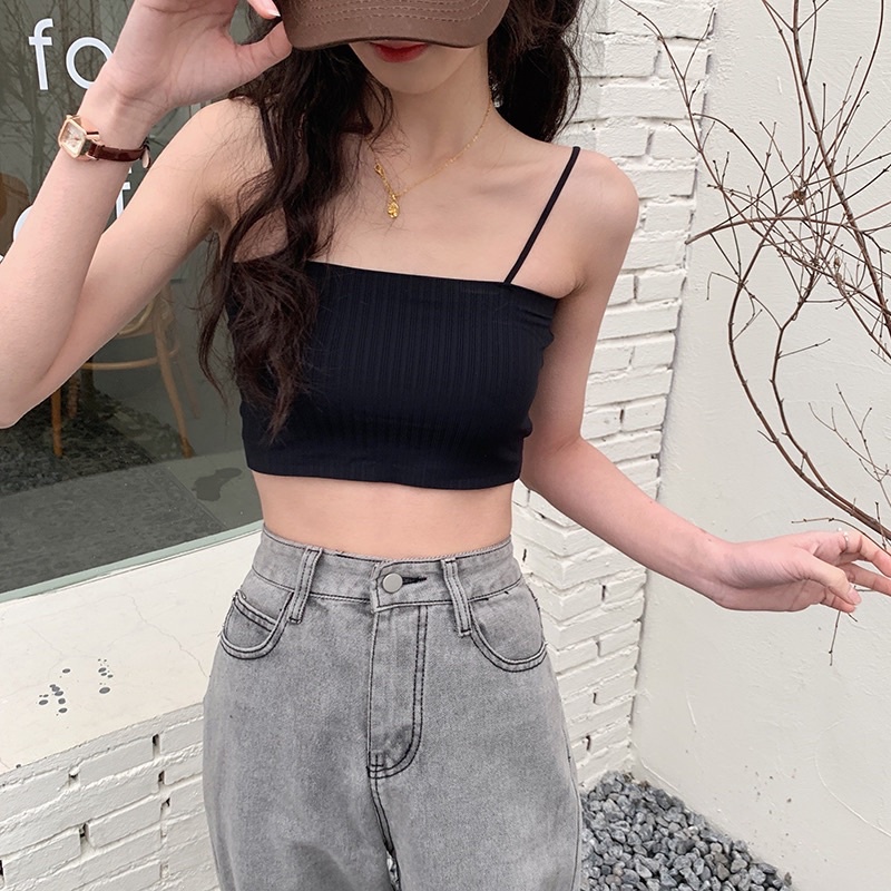 Jual ICE SILK BRA TANPA KAWAT TALI SPAGHETTI BAHAN SEAMLESS HALUS ...