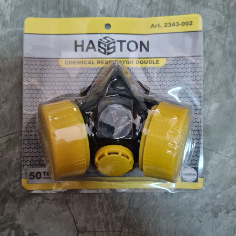 Jual MASKER CHEMICAL RESPIRATOR DOUBLE DUA LUBANG HASSTON PROHEX ...
