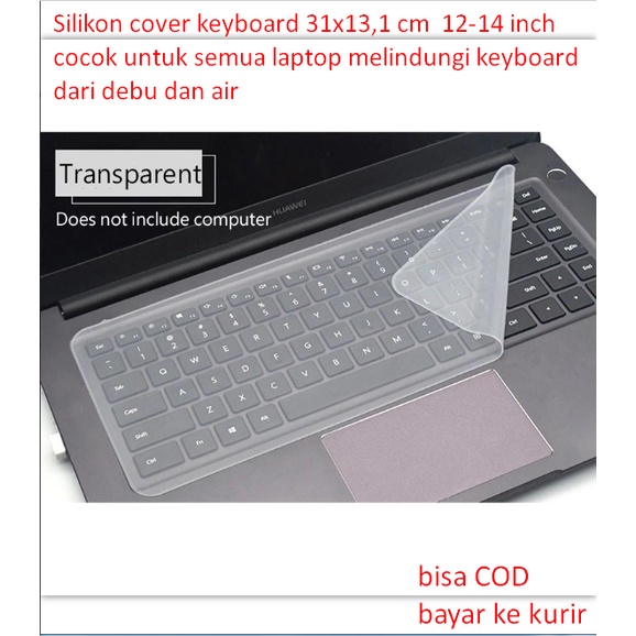 Jual Silikon cover keyboard 31x13,1 cm 12-14 inch cocok untuk semua ...