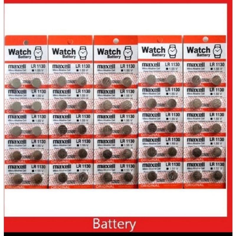 Jual Baterai Batre Battery LR1130 AG10 LR 1130 AG 10 Kalkulator Pentil Ban | Shopee Indonesia