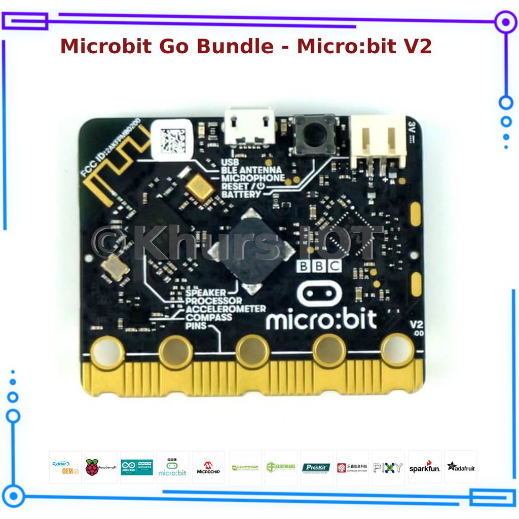 Jual BBC Microbit Go Bundle - Micro:bit V2 | Shopee Indonesia