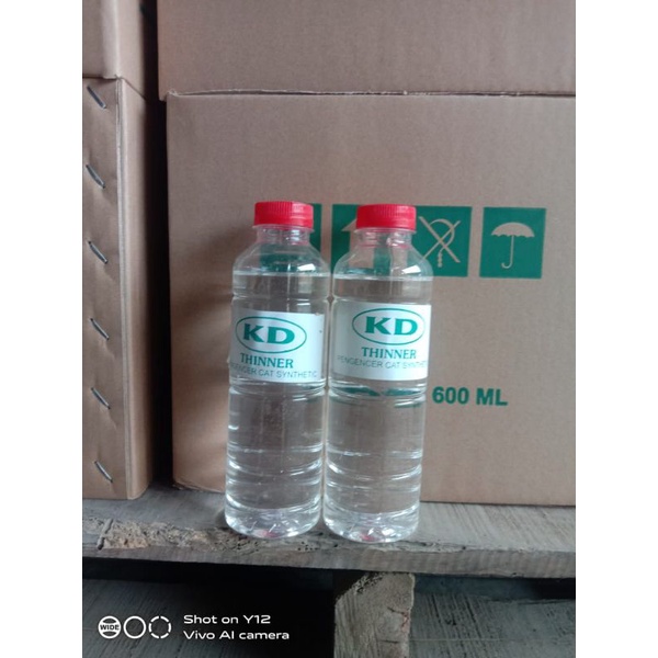 Jual THINNER/TENER/TINER BOTOL/TINER BOTOL AKUA/nd super gloos pengencer cat kayu/besi ukuran ...