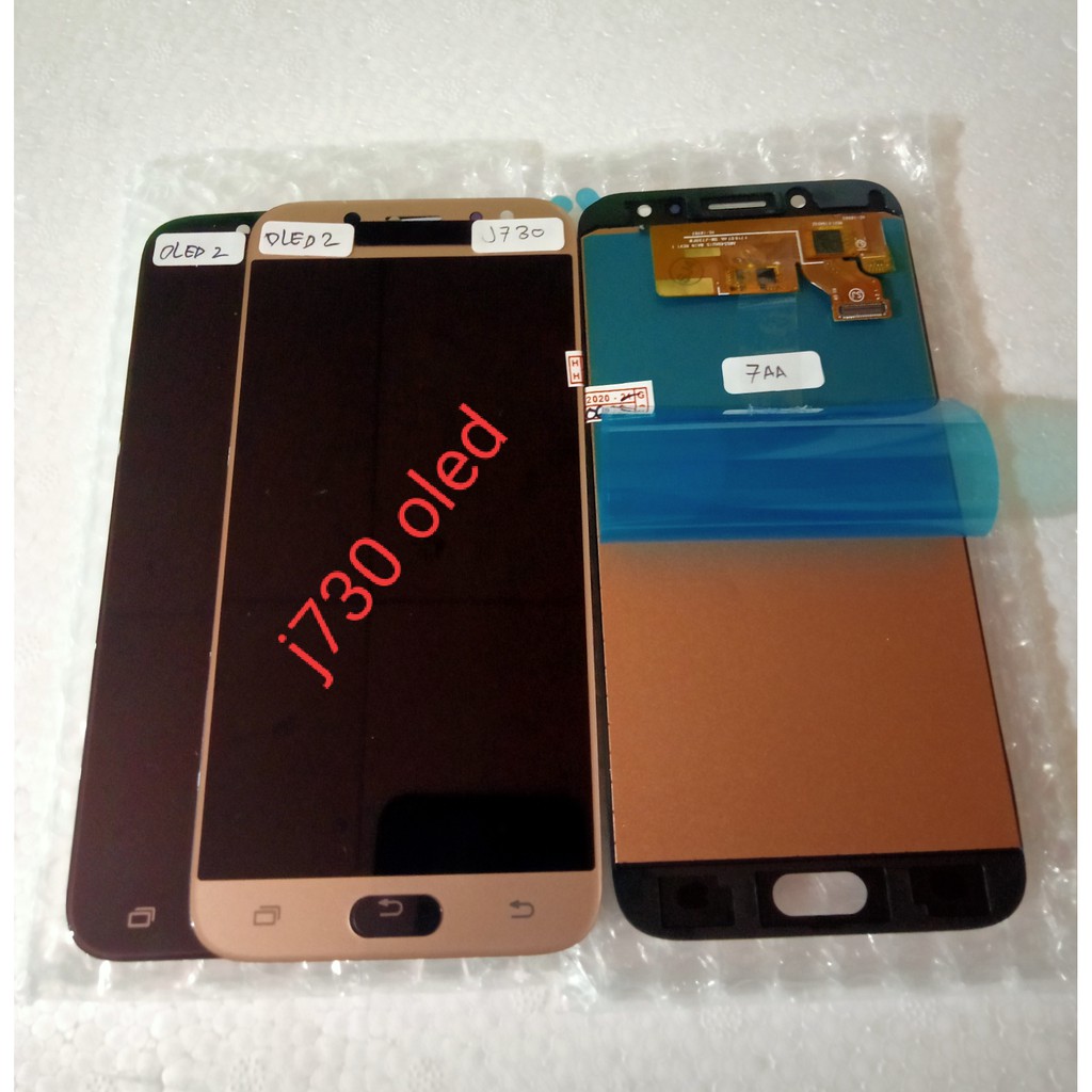 Jual LCD SAMSUNG J730 J7 PRO FULLSET TOUCHSCREEN OLED1 /OLED 2 KONTRAS ...