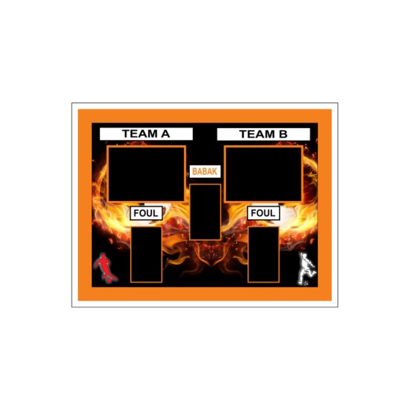 Jual Papan Score Futsal Scoreboard Manual Berkualitas | Shopee Indonesia