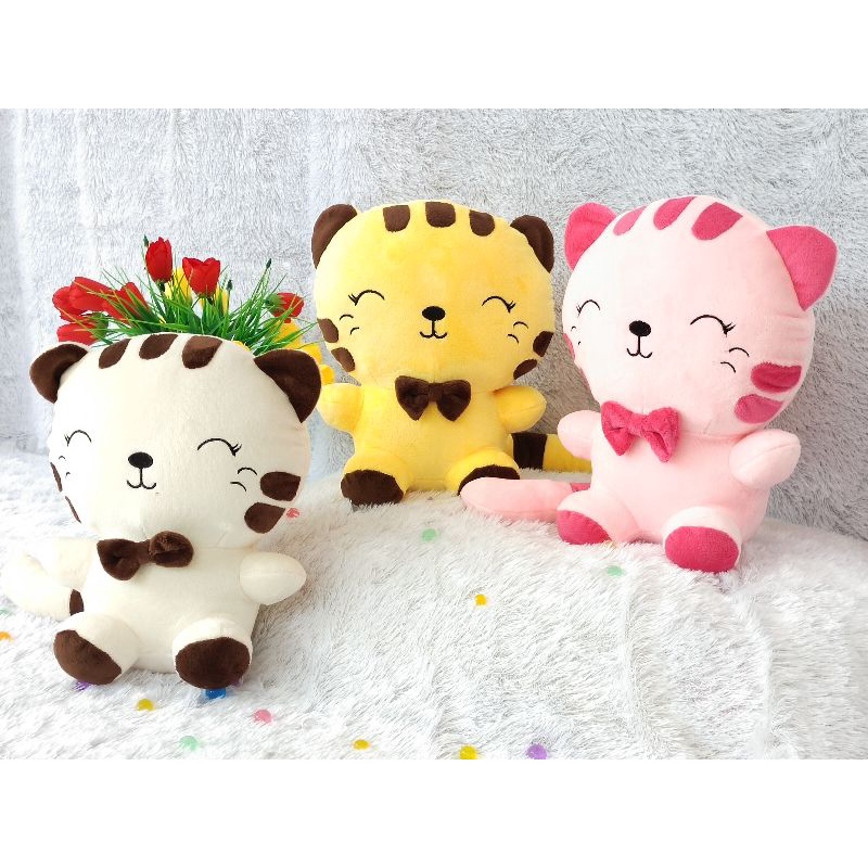 Jual Boneka kucing cina terbaru lucu imut ukuran M / boneka kucing ...