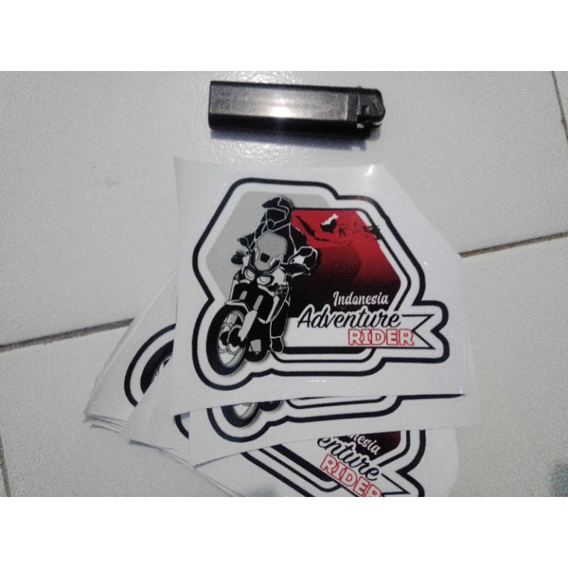 Jual sticker Vinil Cutting laminasi Indonesia adventure | Shopee Indonesia