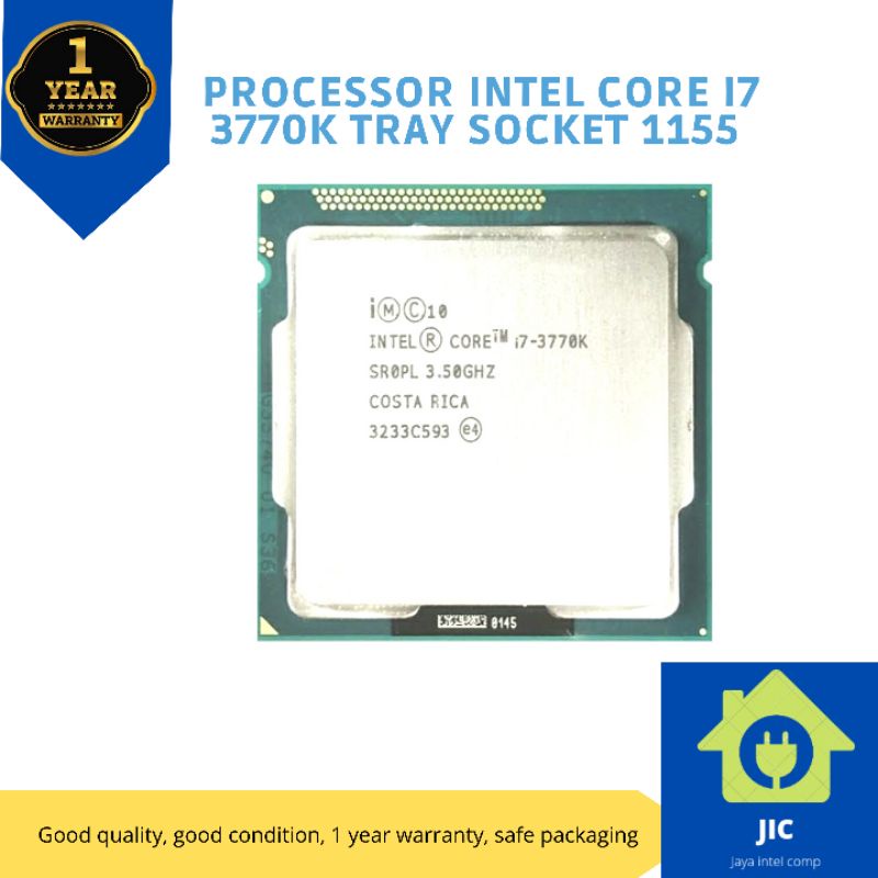 Jual PROCESSOR INTEL CORE I7 3770K TRAY SOCKET 1155 | Shopee Indonesia