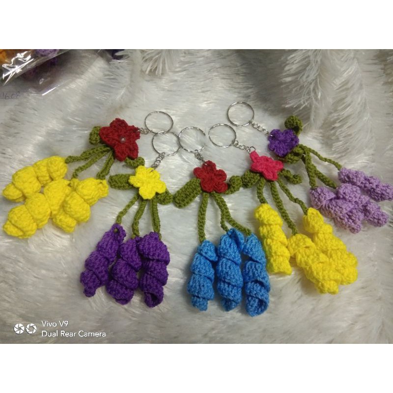 Jual BROS RAJUT BUNGA CANTIK JUNTAI ULIR DAUN LUCU IMUT TERLARIS ...