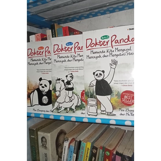 Jual Paket 3 Buku Dokter Panda : Memandu Kita Mengenal Stroke - Mou Zhongrong & He Yizhou ( Buku ...